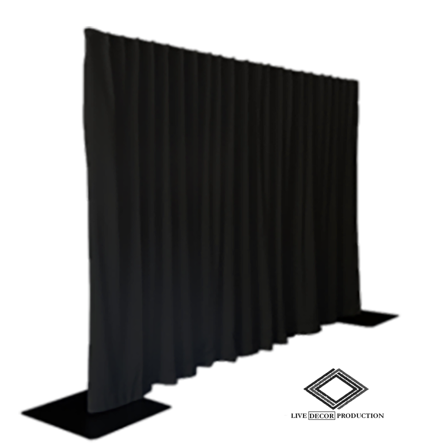 Rideaux de scène noirs - Live Décor Production